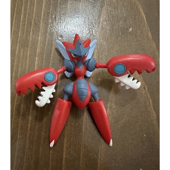 TOMY | Toys | Mega Scizor Pokemon Monster Tomy Collection Figure | Poshmark